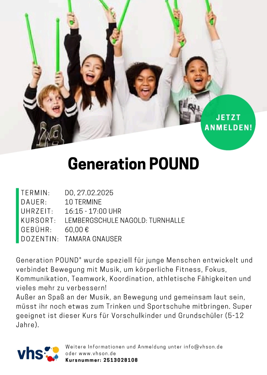 Kurse für Kinder – We Love What We DO